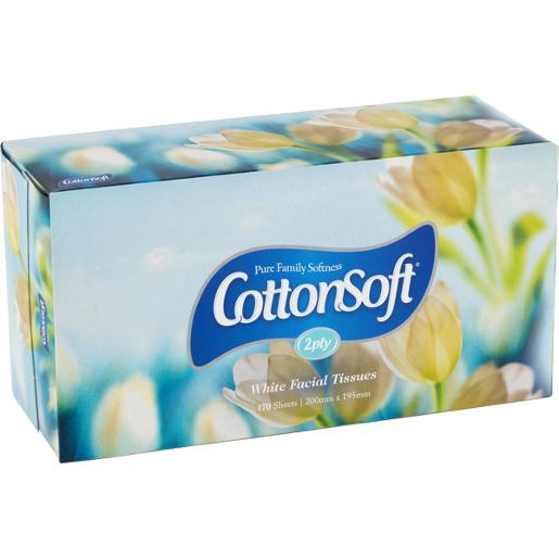 COTTON SOFT FACIAL TISSUE 170S – CARTON OF 32 – UNISUS